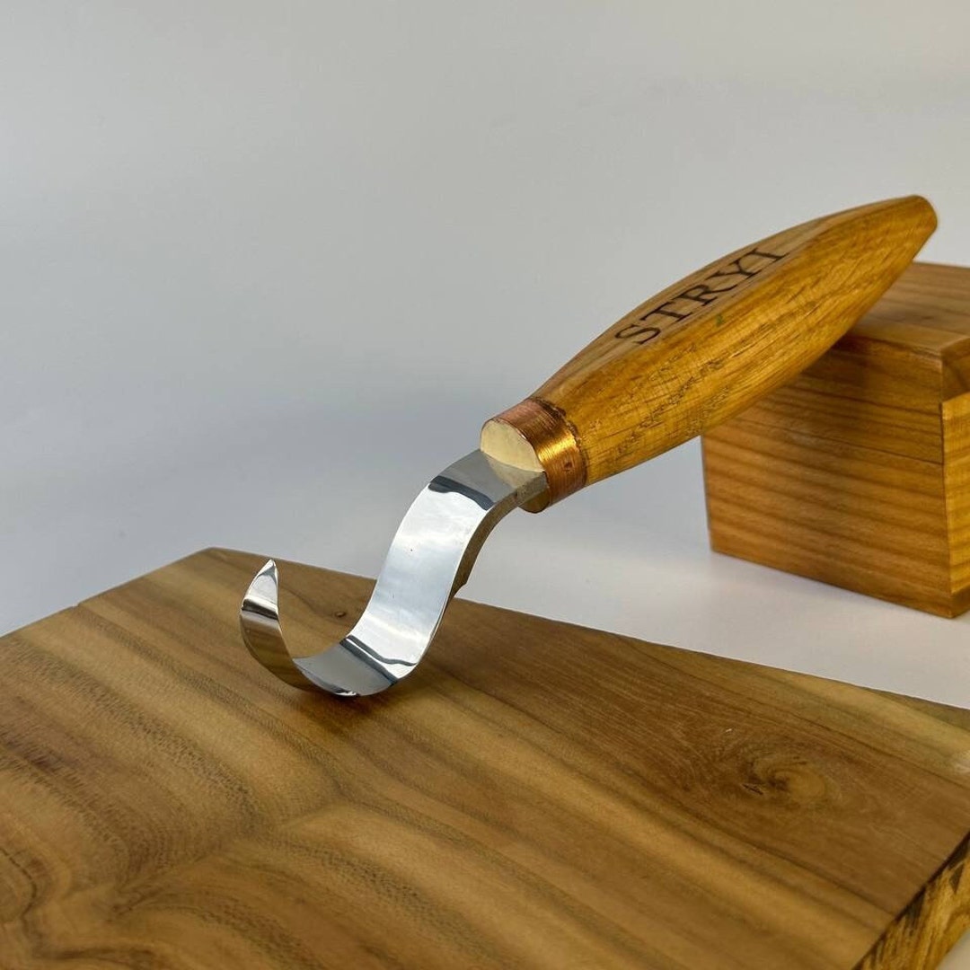 Spoon Knife, Hook Knife, Spoon Carving Tools, Hand Forged Knife, Bowl ...