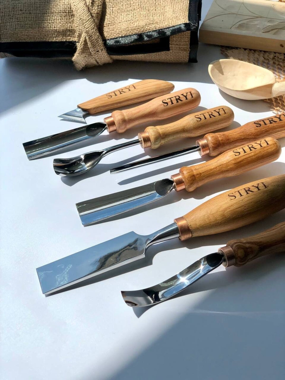 Wood Carving Kit for Relief Carving, Versatile Set, Chisels Set, Gift ...