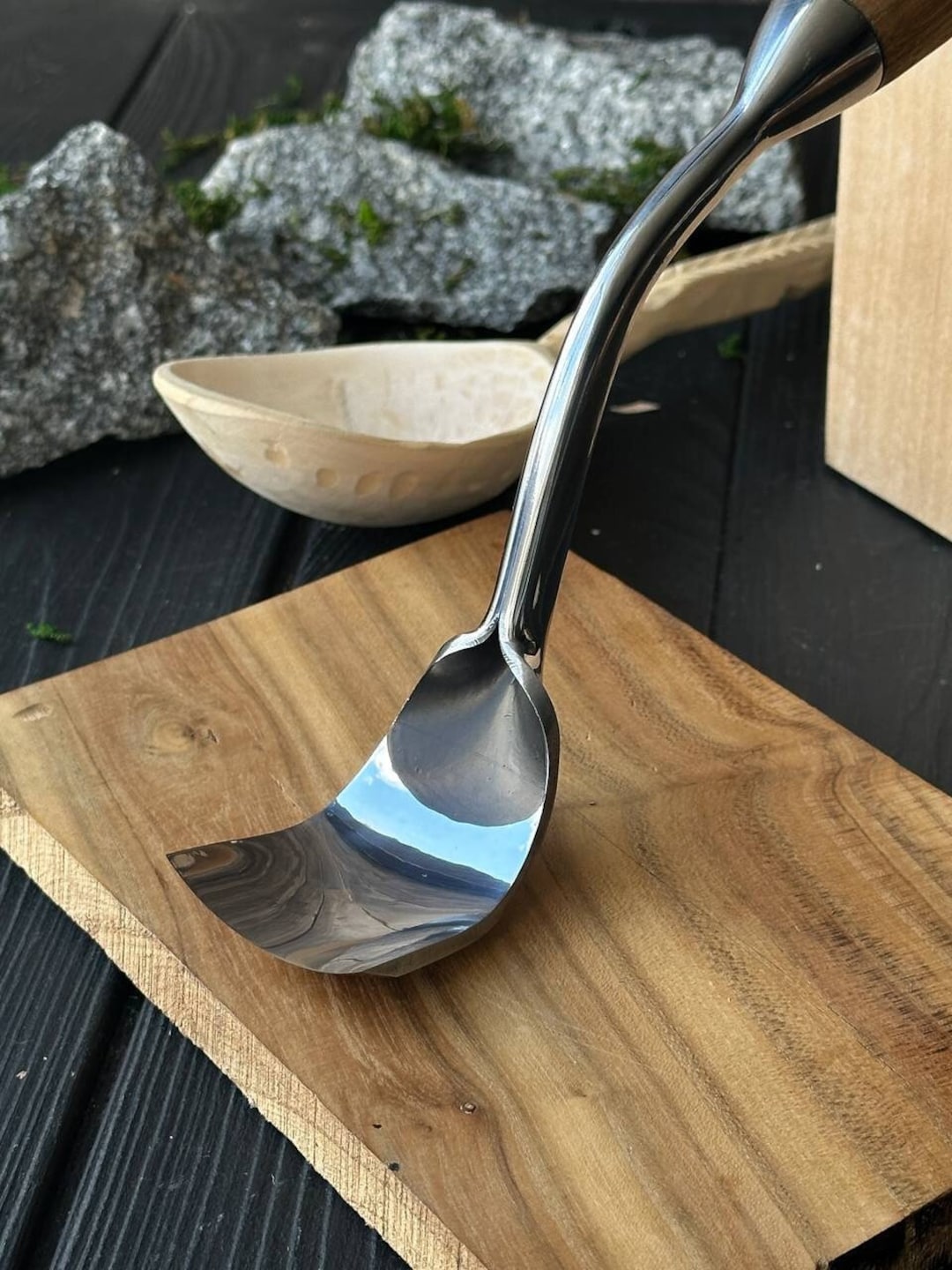 Large Bent Gouge, Profi Woodcarving Tools, Сhisel for Bowl Making ...