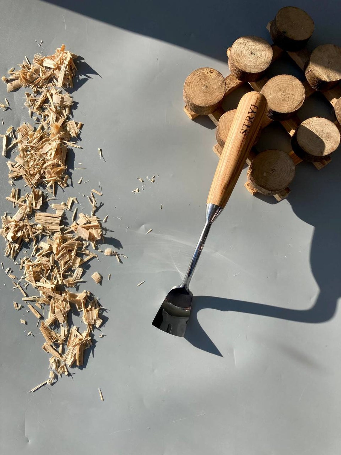 Large Bent Gouge, Profi Woodcarving Tools, Chisel for Bowl Making ...