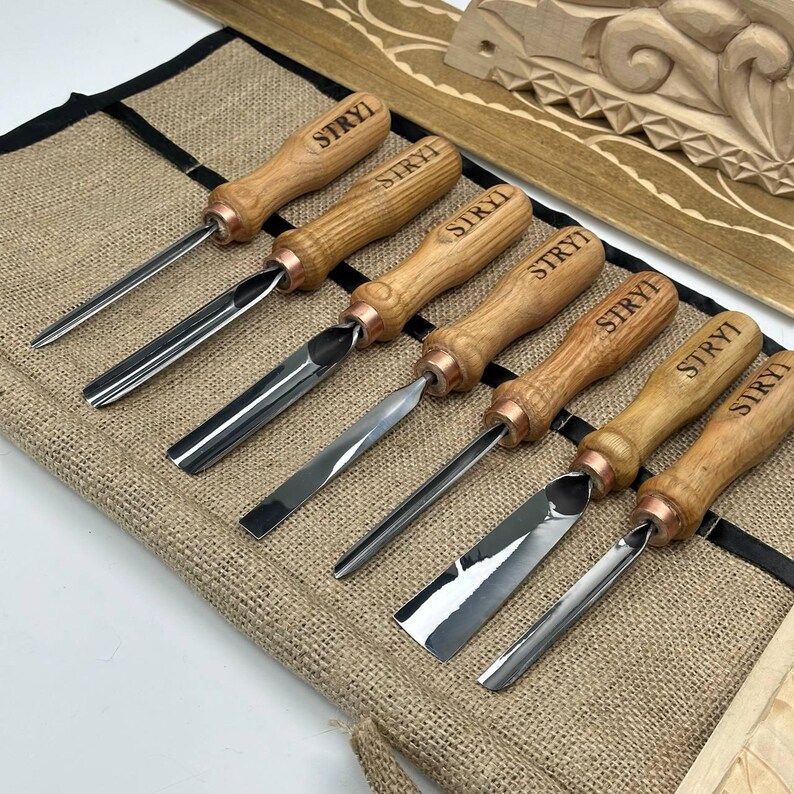 Wood Carving Kit, Gouges Set, Chisel Set, Relief Carving Tools, Gift ...