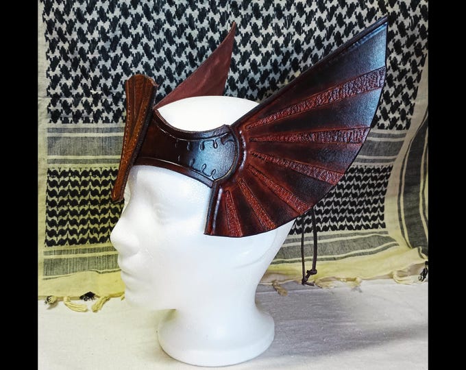 Leather Valkyrie Tiara, Valkyrie Helm, Shieldmaiden's Circlet, Viking ...