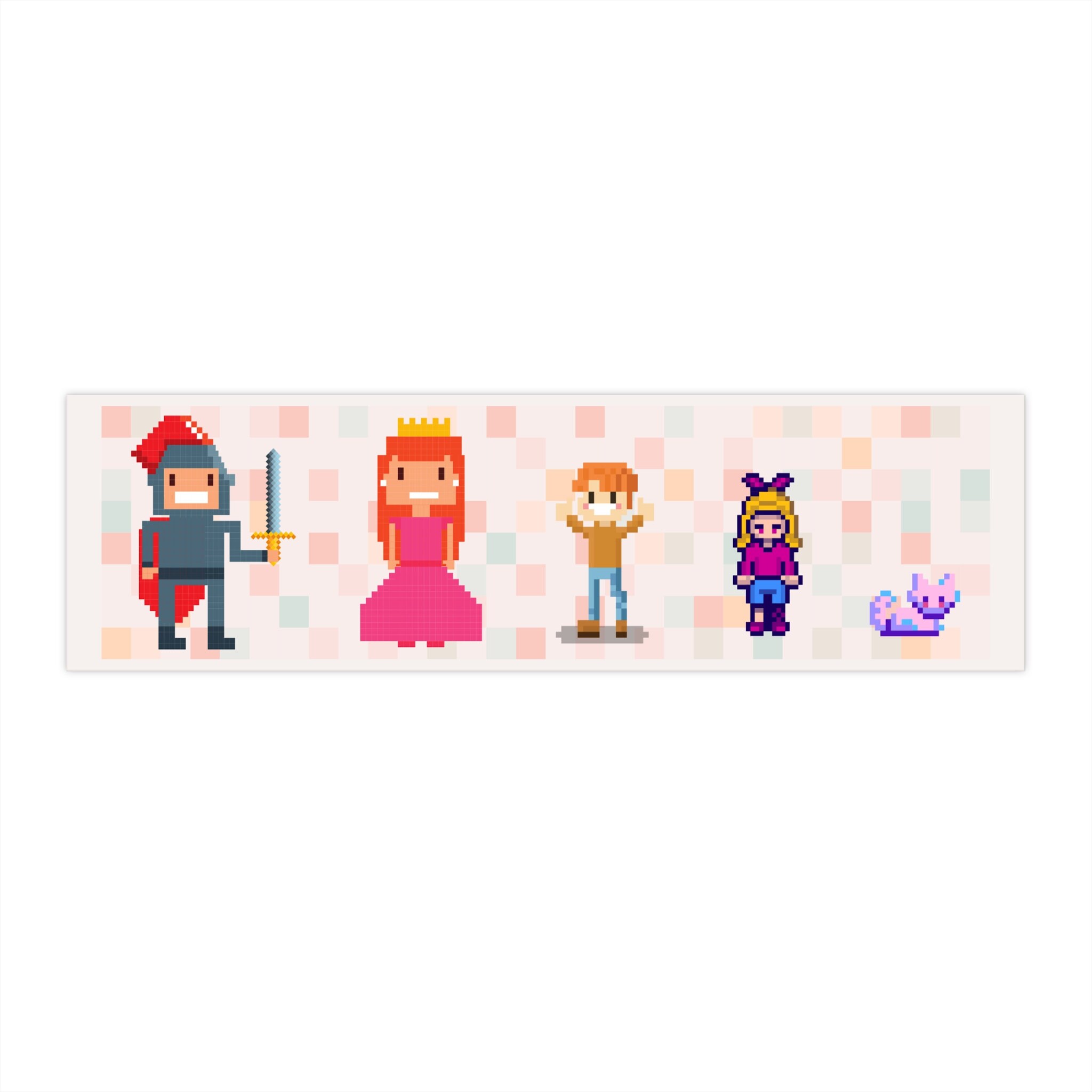 Pixel Family, Bumper Stickers, Family, Sticker, Pixelated, Gift ...