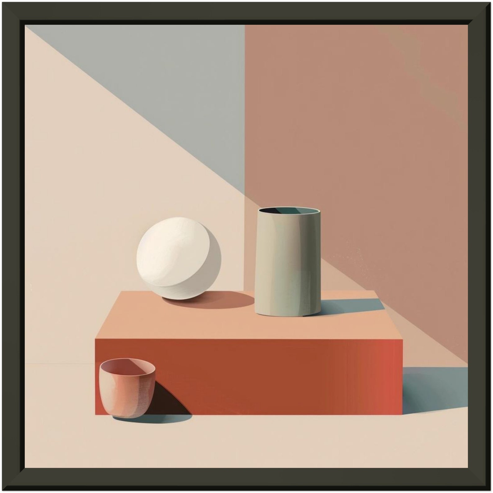 Poster With Metal Frame Minimalist Still Life - Etsy
