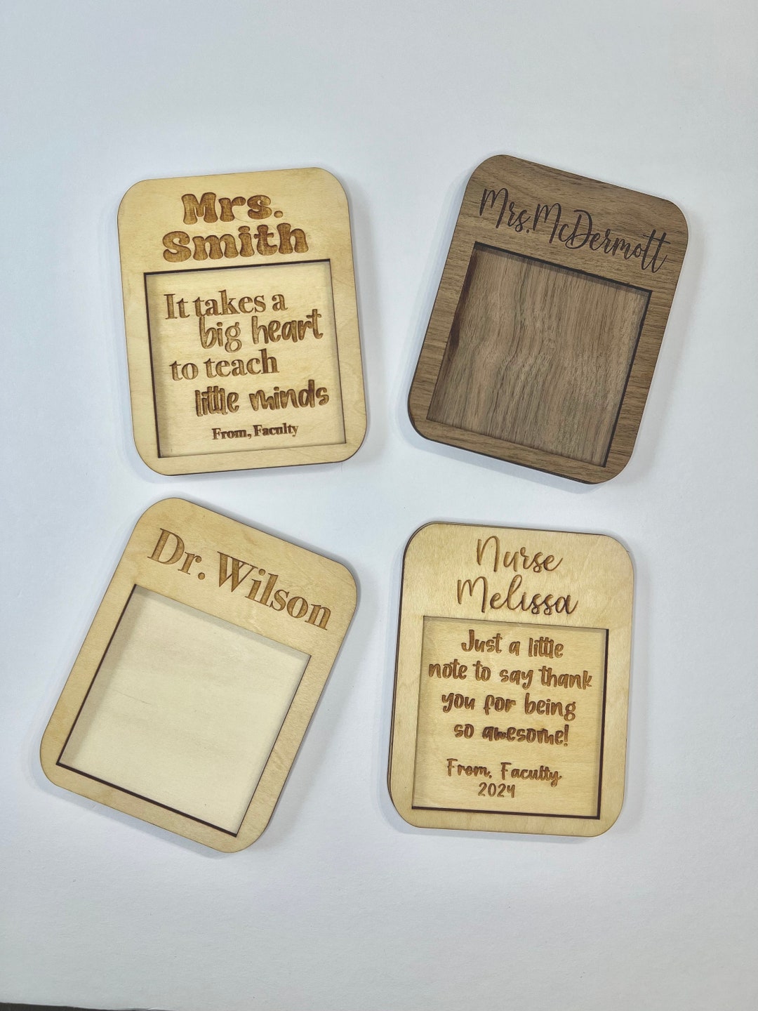 Personalized Post-it Note Holder. Teacher Appreciation . New Job ...