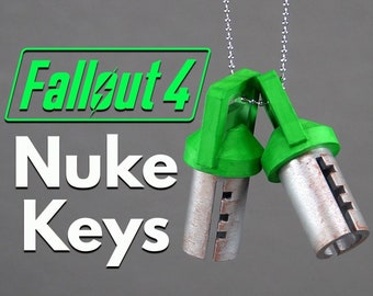 Fallout 4 Nuclear Launch Keys & Case - Etsy