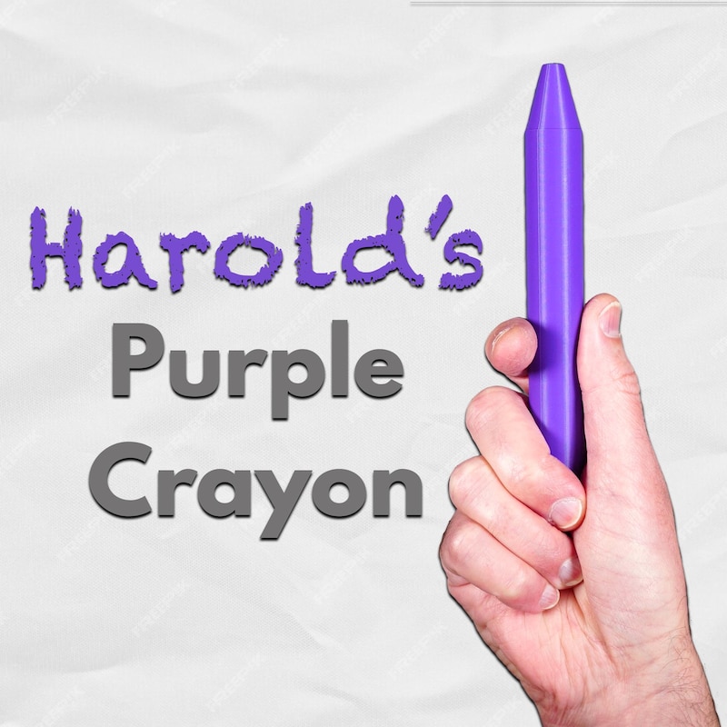 Purple Crayon - Etsy