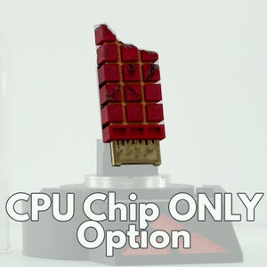 Terminator 2 CPU Chip DAMAGED With Display Base - T800 Neural Net CPU ...