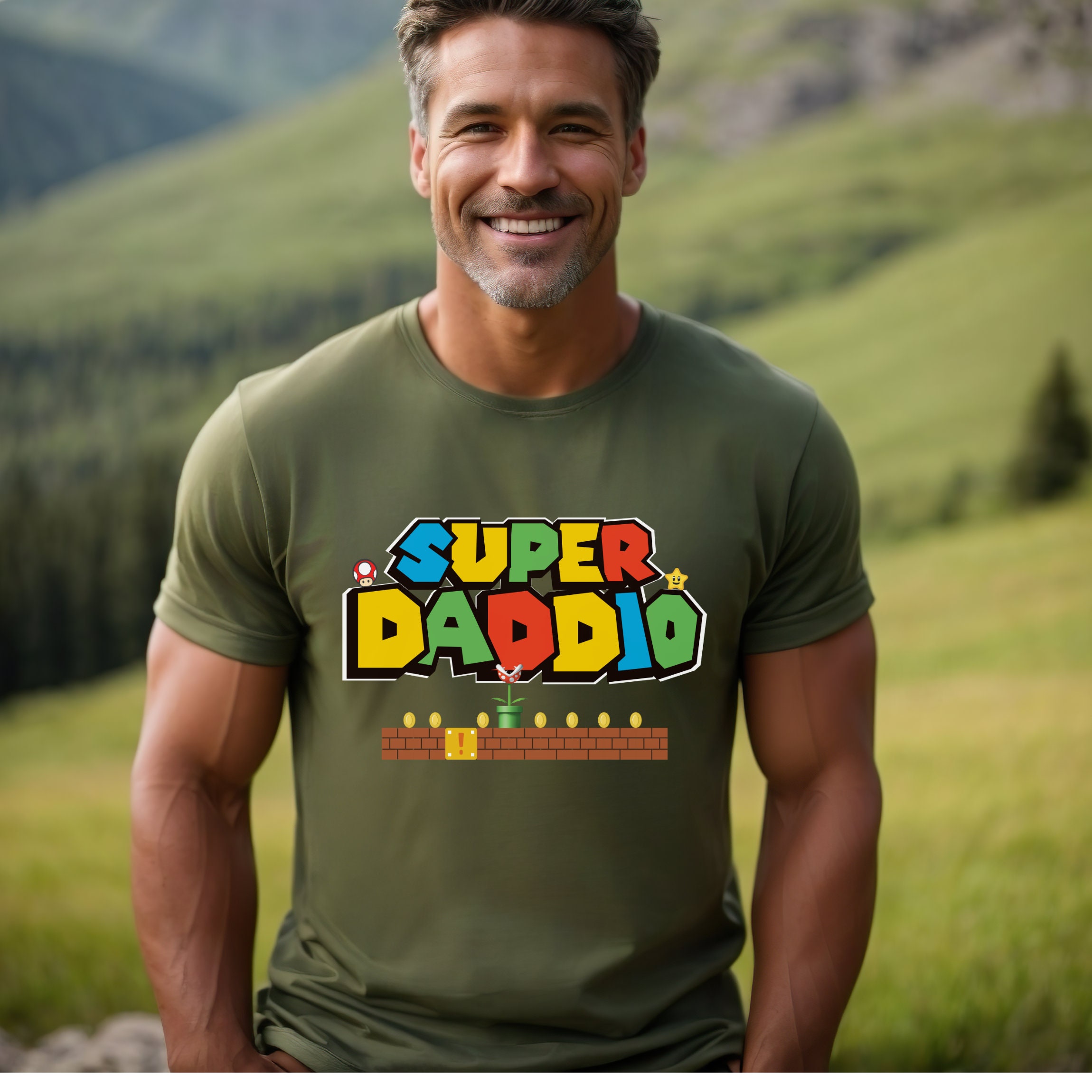 Supper Daddio Tshirt, Cool Daddy Sweatshirt, Funny Sweatshirt, Fathers ...