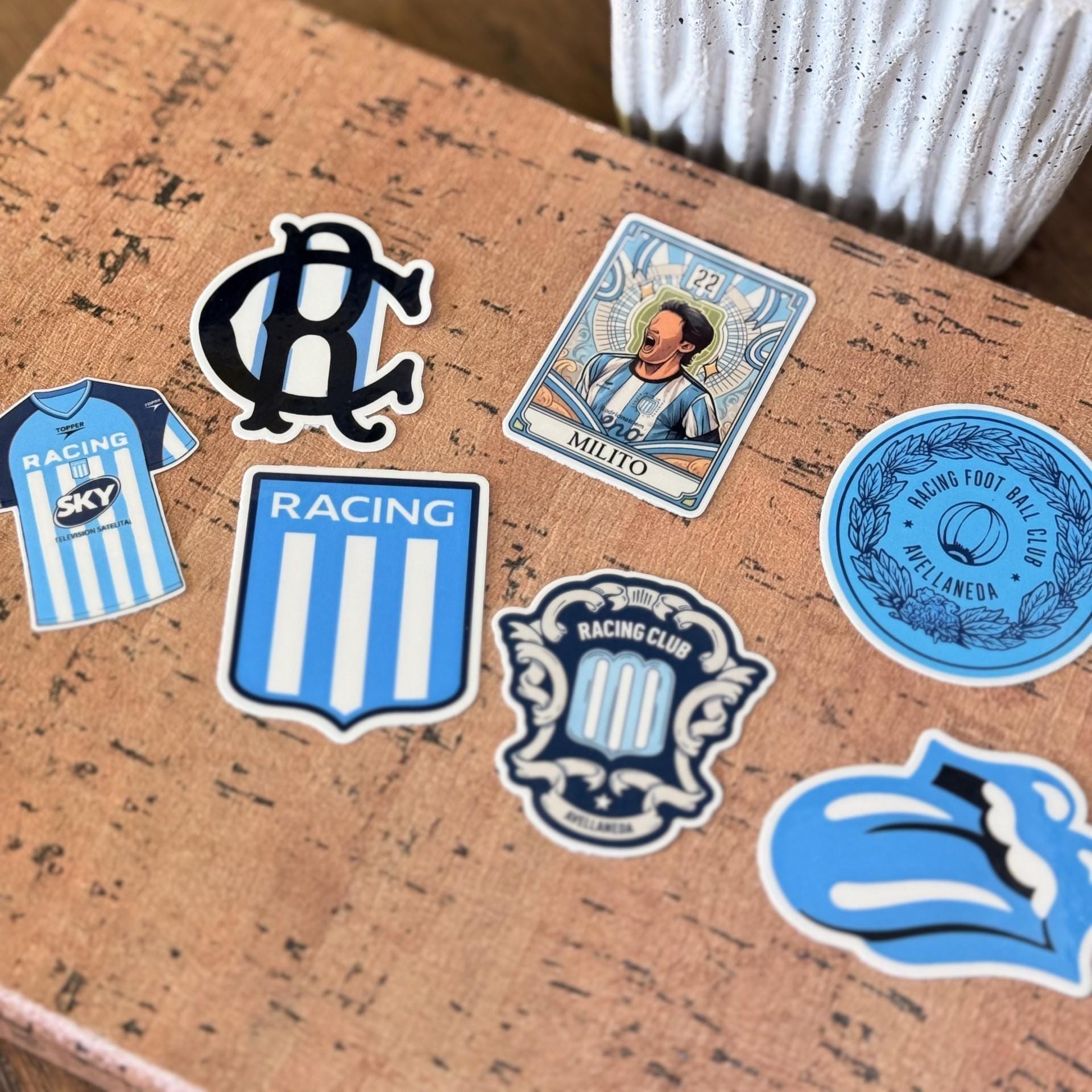 Racing Club Avellaneda Sticker Pack - Argentine Soccer Fan Gift - Etsy