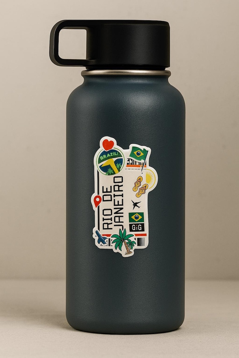 Rio De Janeiro Travel Tag Sticker – Vintage Brazil Gift - Etsy