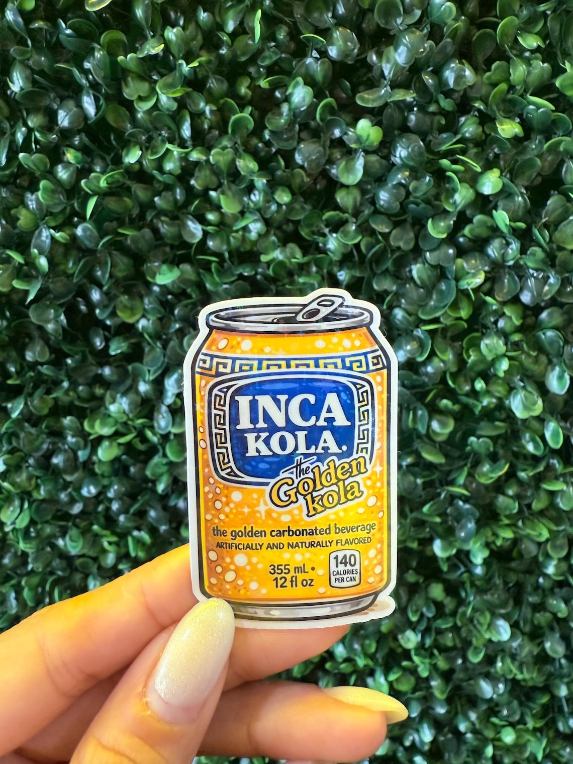 Inca Kola Sticker – Peruvian Soda Vinyl Decal - Peru Culture Gift - Etsy
