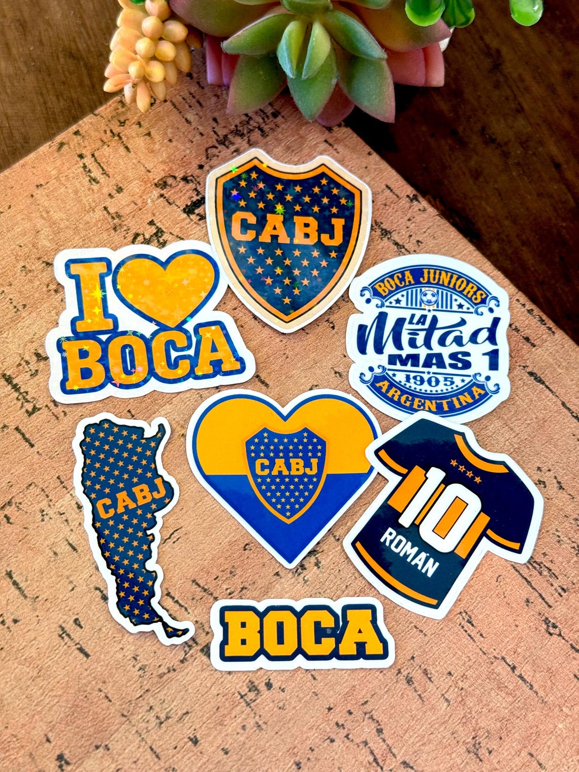 Boca Juniors Sticker Pack: CABJ Argentinian Futbol Sticker Vinyl Decals ...