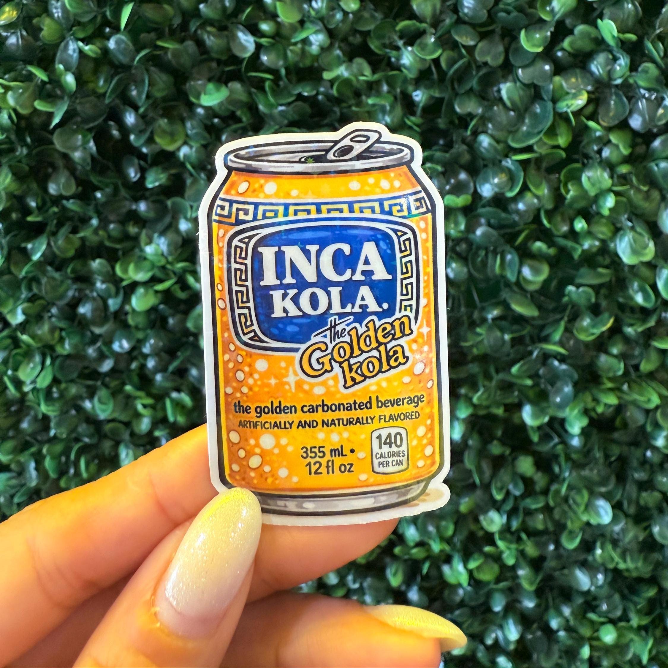 Inca Kola Sticker – Peruvian Soda Vinyl Decal - Peru Culture Gift - Etsy