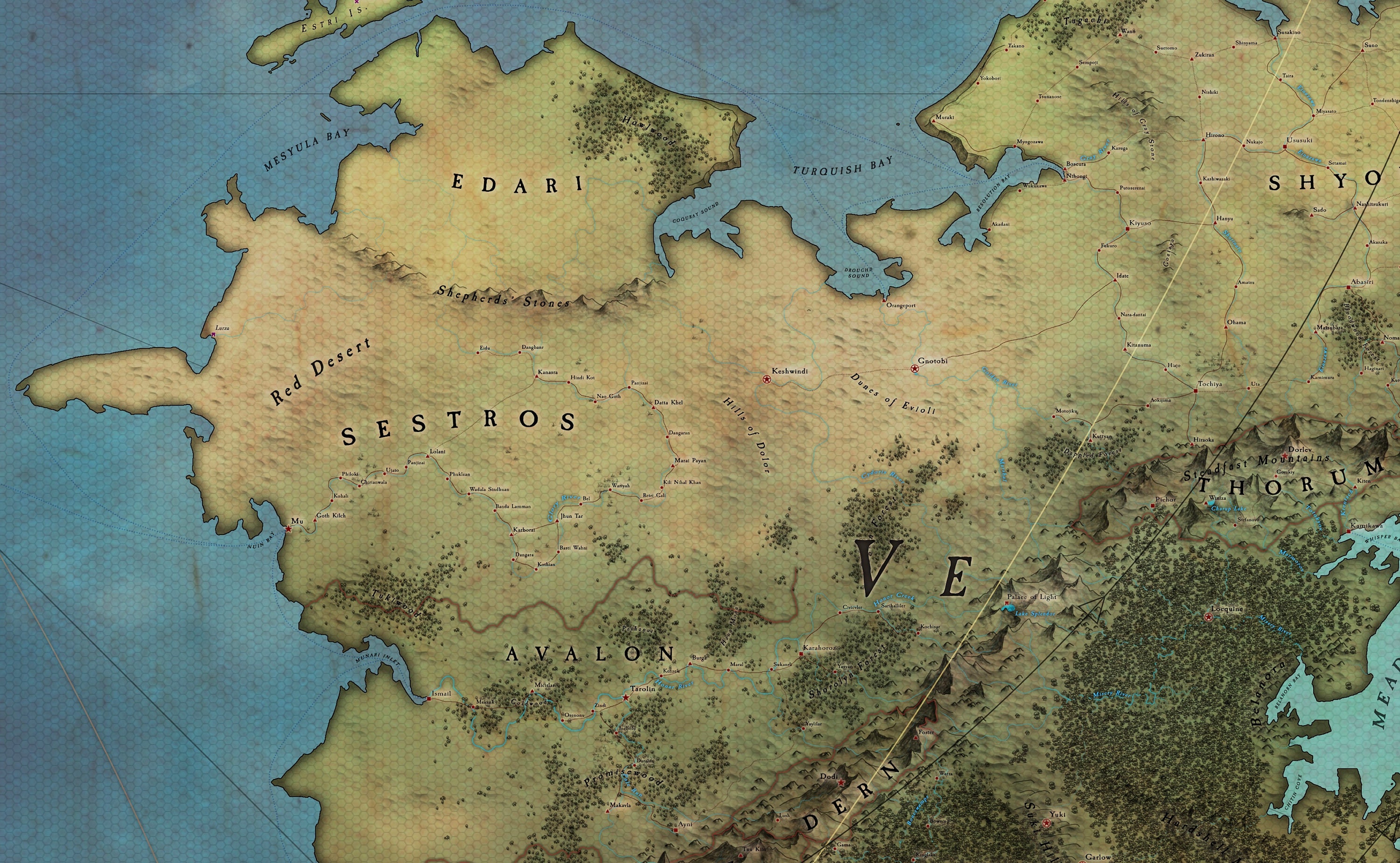 The Biggest Fantasy Map on the Internet - Etsy