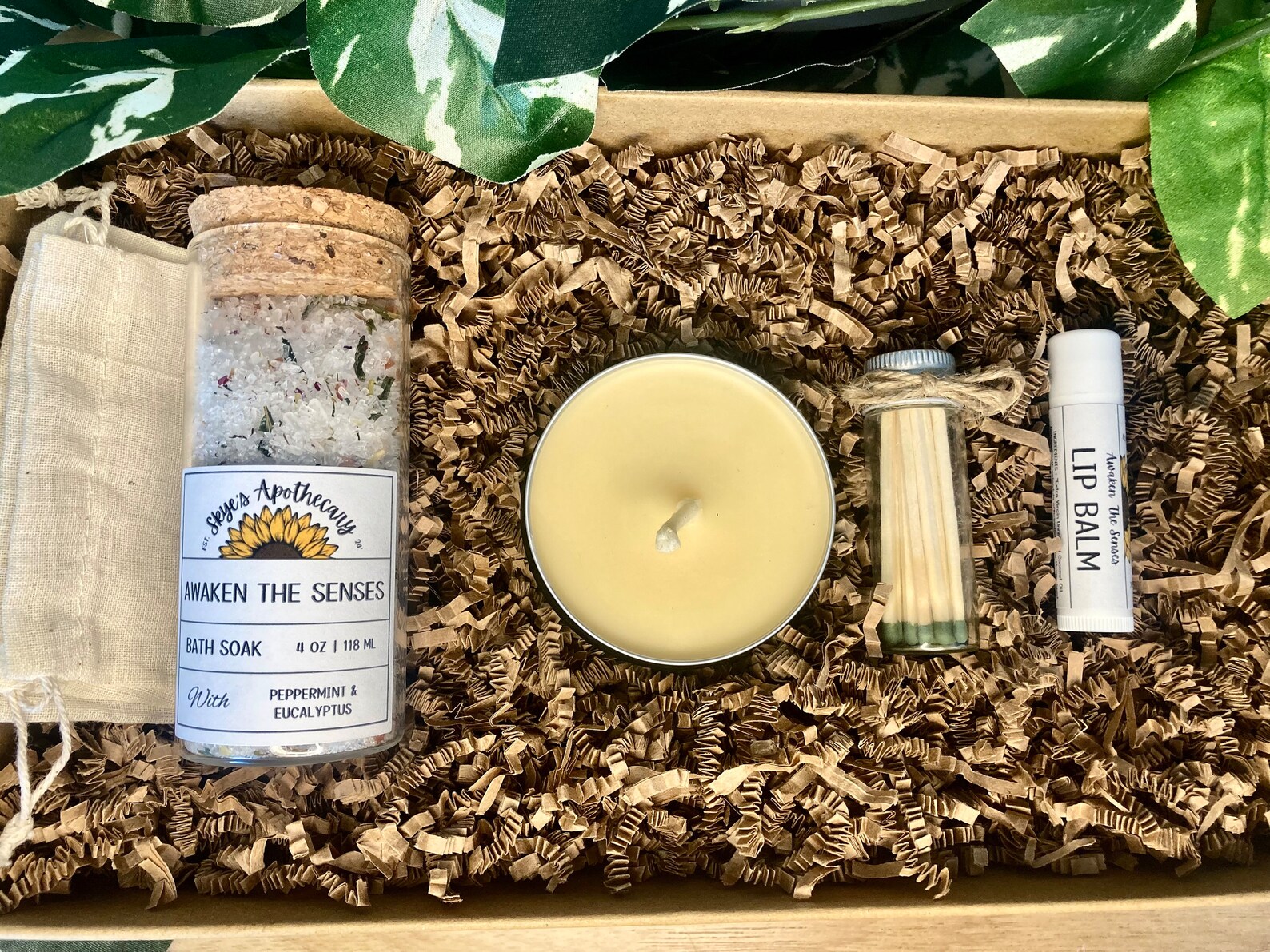Natural Skincare Gift Set Spa Gift Box Gift for Her Self Care Box ...