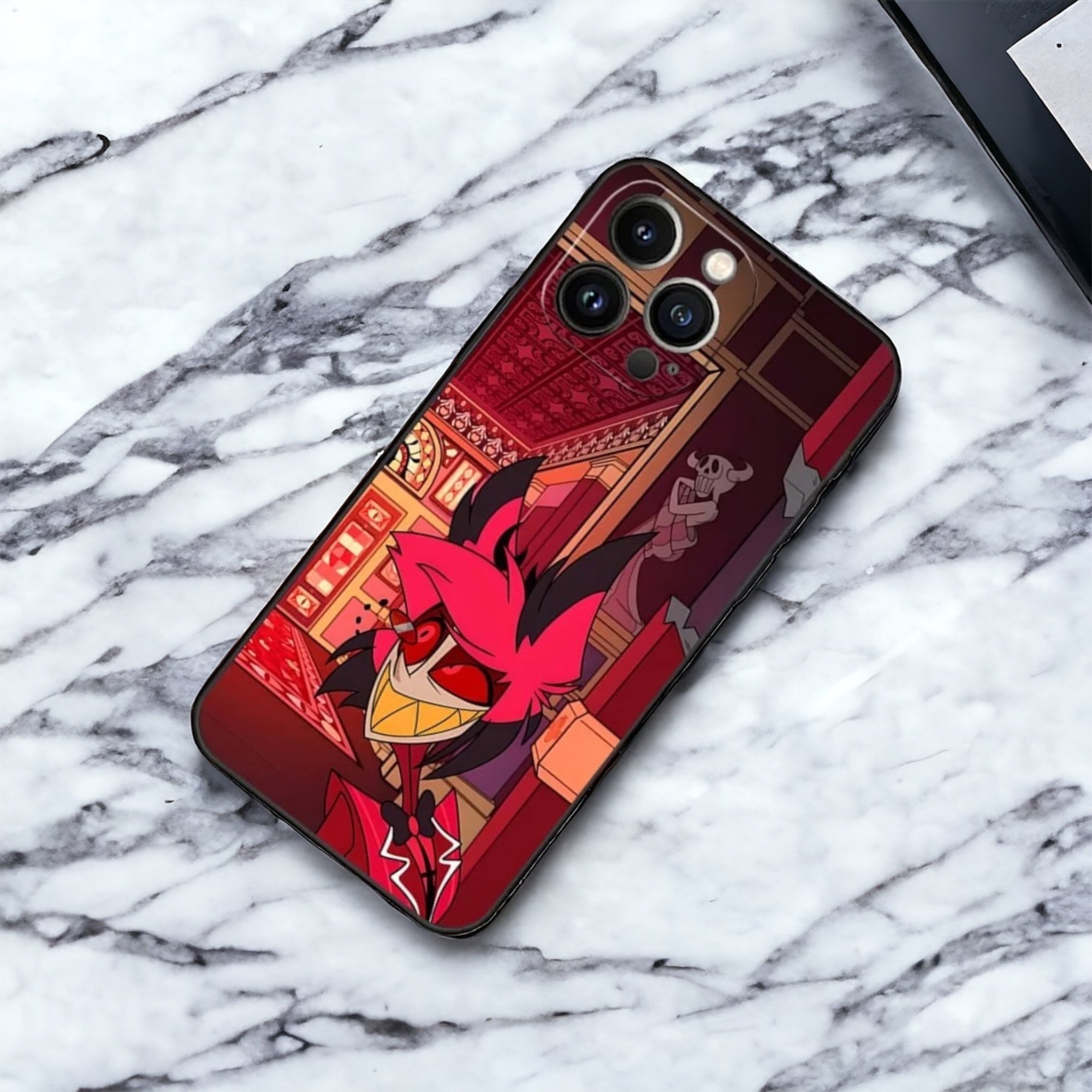 Hazbin Hotel Phone Case, Alastor Husk Lucifer, Charlie Vaggie Angel ...