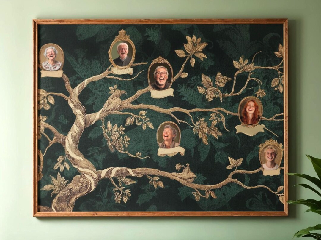 Custom Ancestry Tree Portrait, Sirius Black Family Tree Printable ...