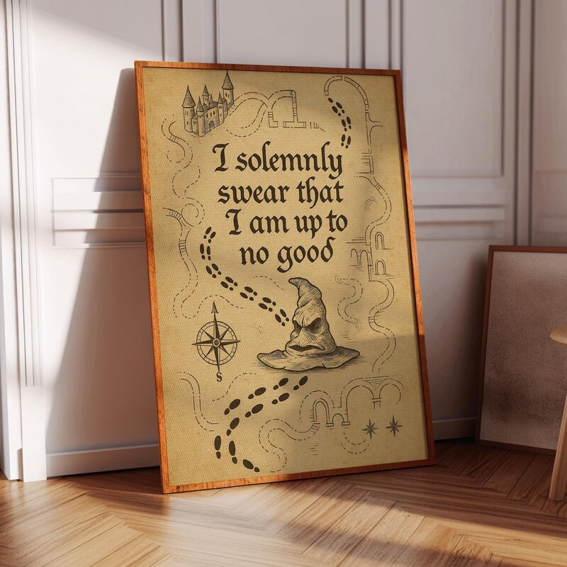 Marauders Map Posters - Etsy