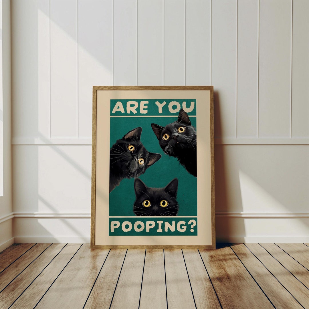Are You Pooping Print, Funny Bathroom Wall Decor, Home Print, Toilet ...