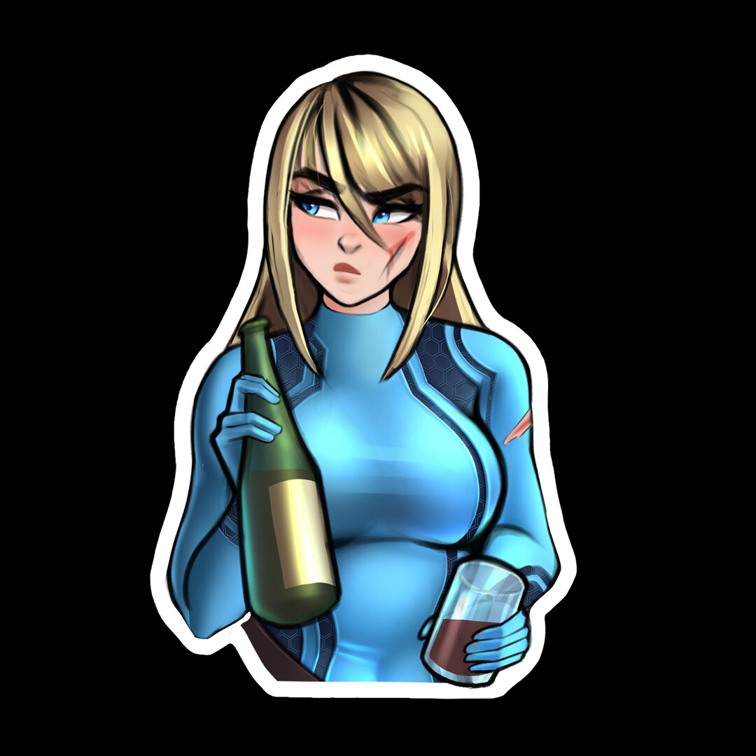 Samus off Duty Sticker (metroid) - Etsy
