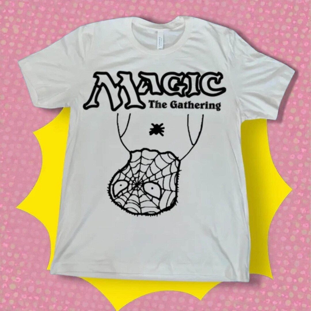 Magic the Gathering Shirt - Hand-carved Derp Spider Design - Etsy