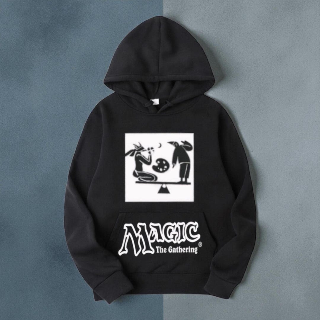 Stasis Hoodie: Magic the Gathering Art (hand-printed Linoprint) - Etsy