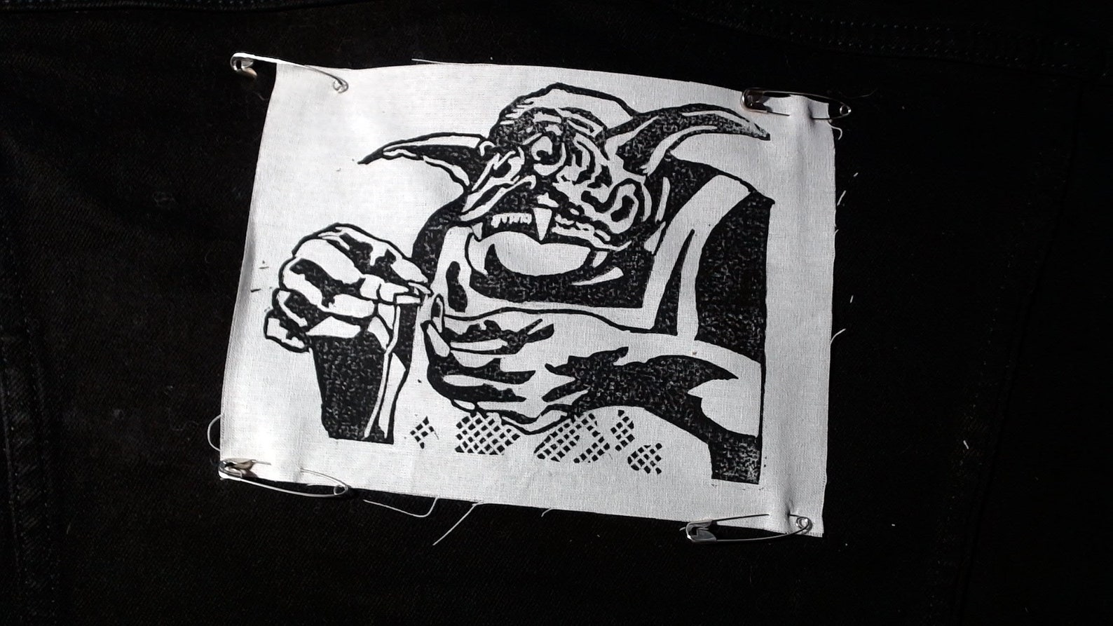 Sew on Linocut Patch // Goblin Chirurgeon // MTG // Magic the Gathering ...