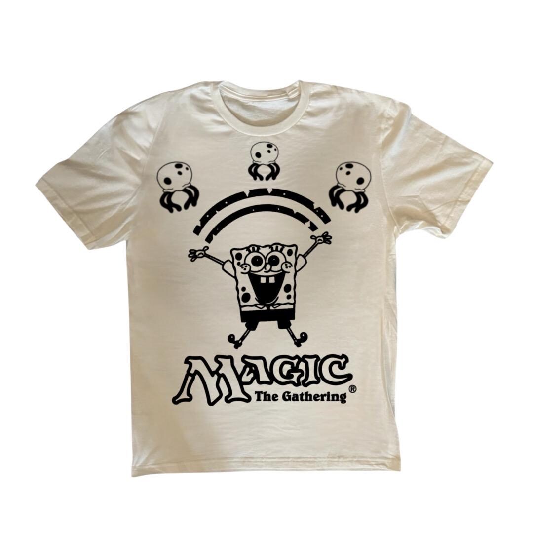 Spongebob Block Print Style MTG Magic the Gathering - Etsy