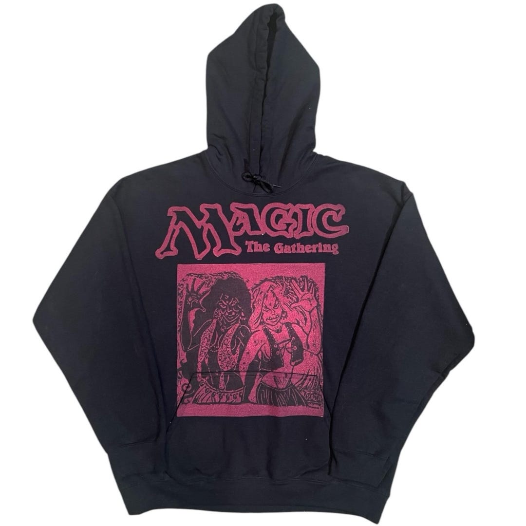 Bright Pink Cuombajj Witches| Block Print Style | MTG | Magic the ...