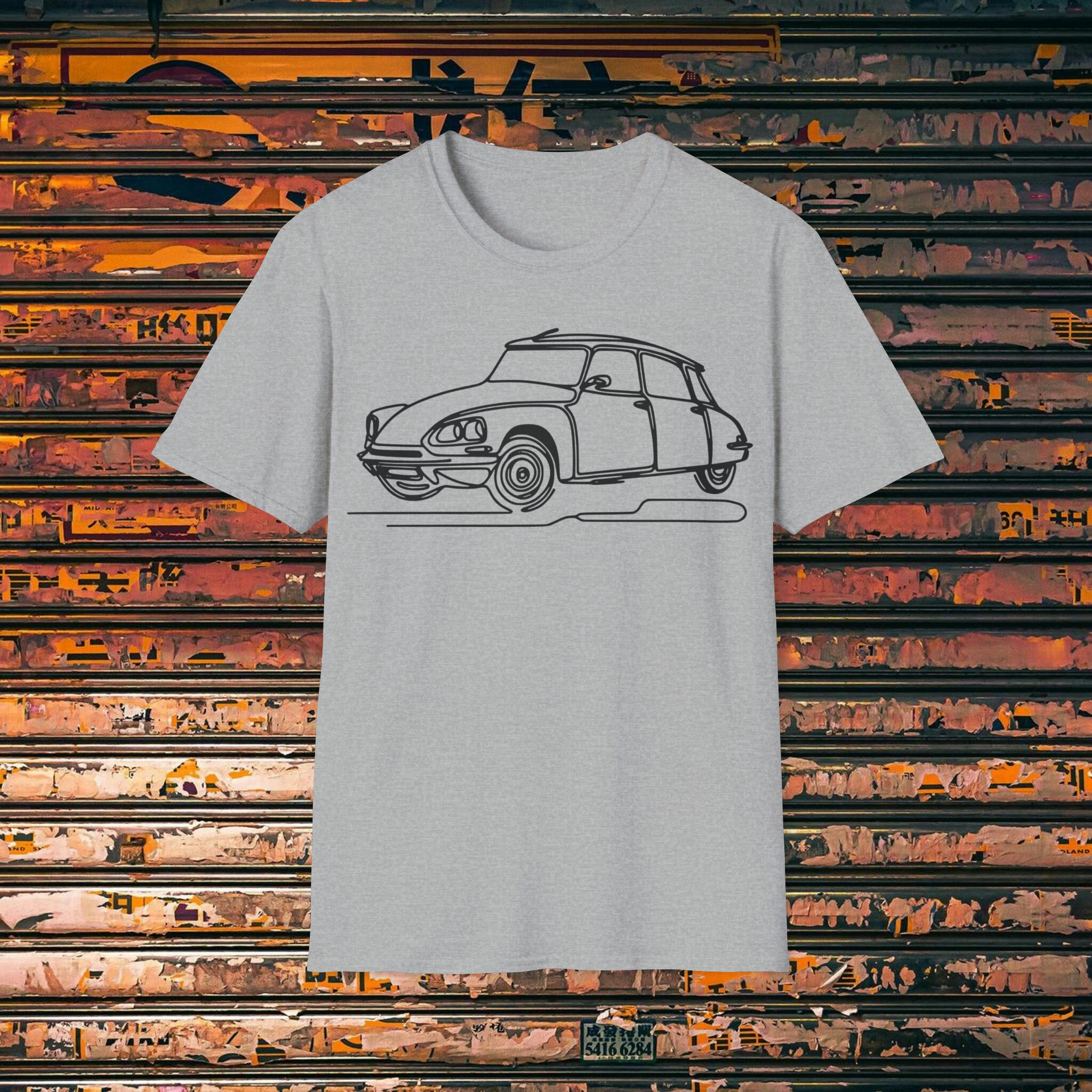 French Car Enthusiast: Iconic Citroen DS Minimalist T-shirt - Etsy