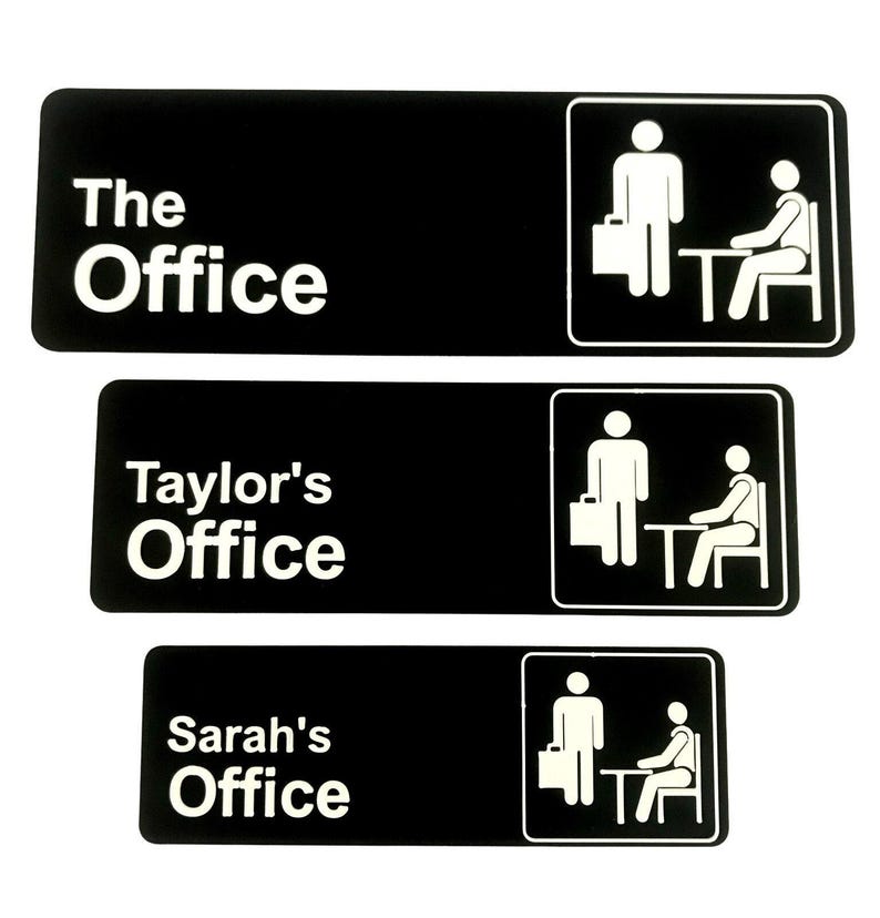 Letrero de The Office: Decoración personalizable impresa en 3D para ...