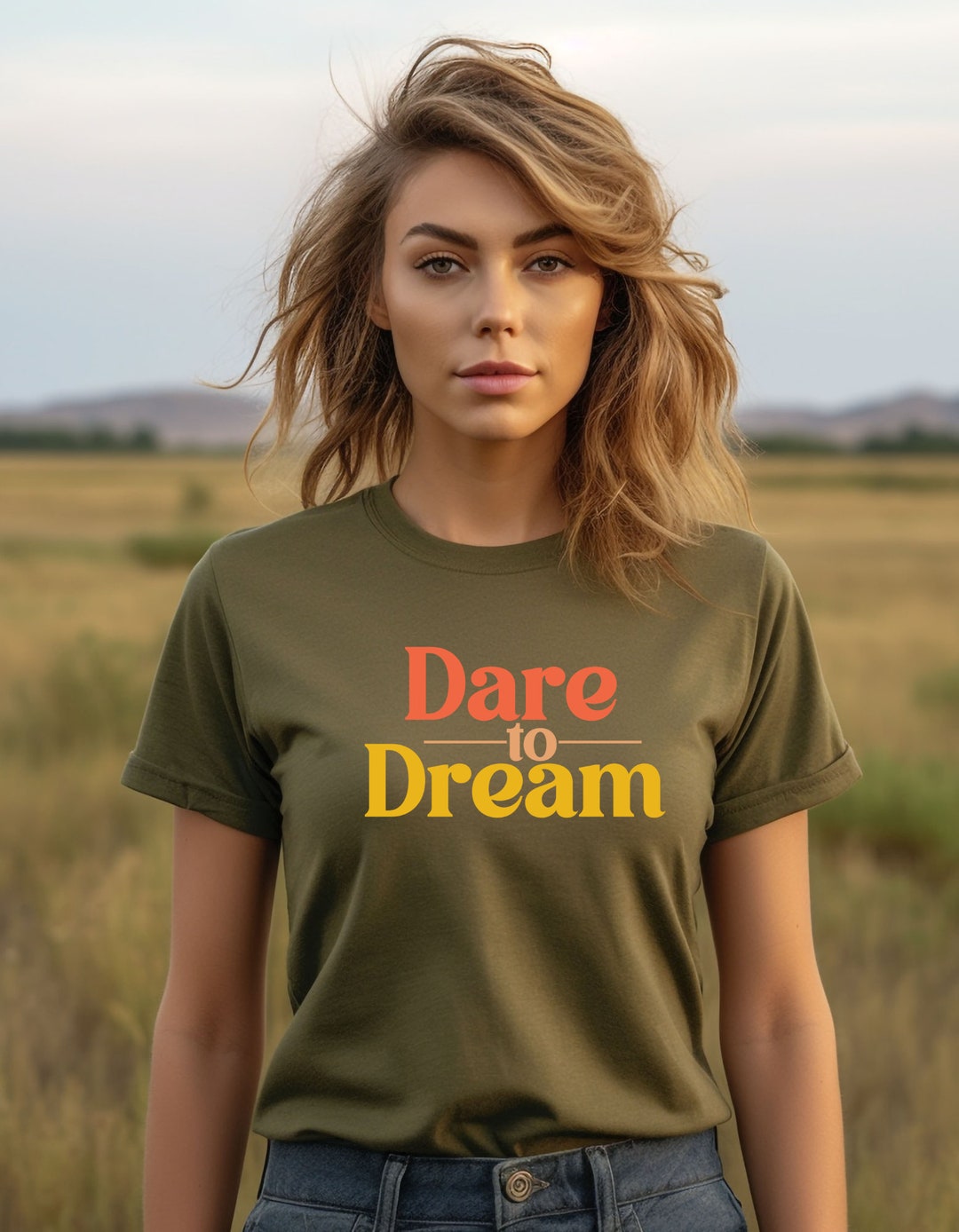 Dare to Dream, Womens Inspiration ,motivational Clothing, Positive ...