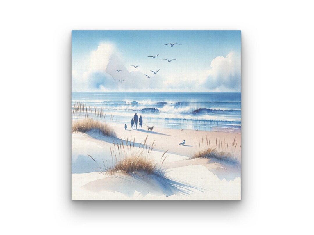 New - Beach Digital Art JPG Download, Serene Coast Series, Calming ...