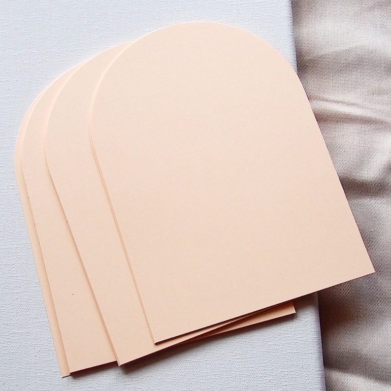 5'' X 7'' Arch Blank Cards, Flat, DIY Blank Wedding Invitations, 250gsm ...