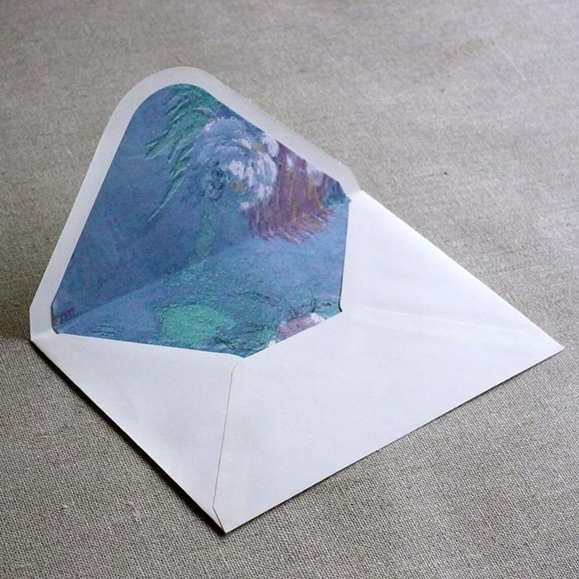 A7 Wedding Invitation Lined Envelope, Fine Art Invitation Envelope ...