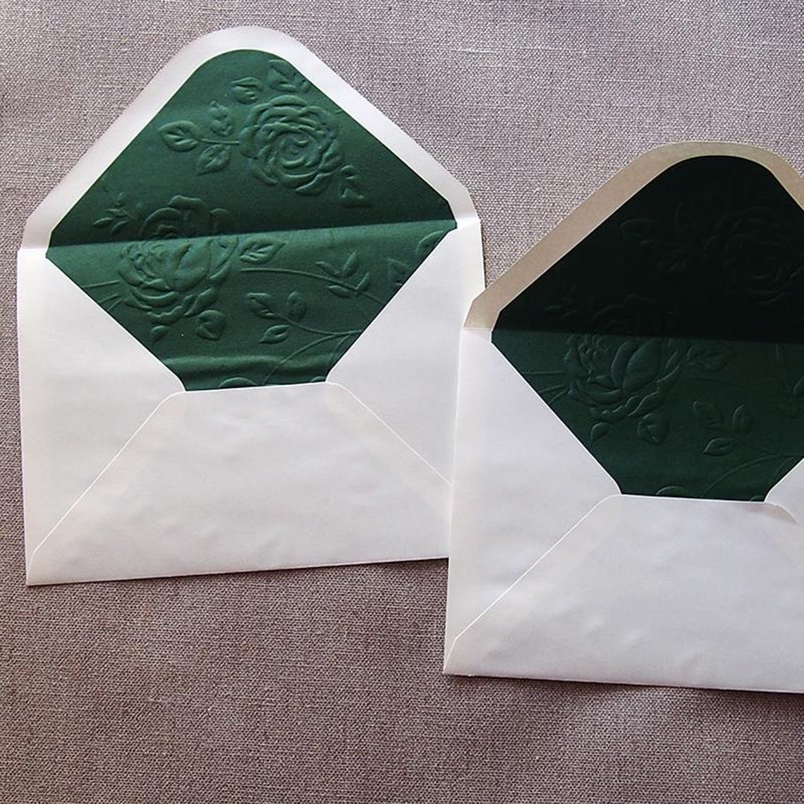 A7 Wedding Invitation Lined Envelope, Fine Art Invitation Envelope ...
