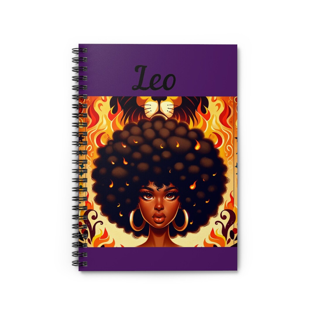 Captivating Hardcover Notebook for Leo Women's Zodiac Exploration ...