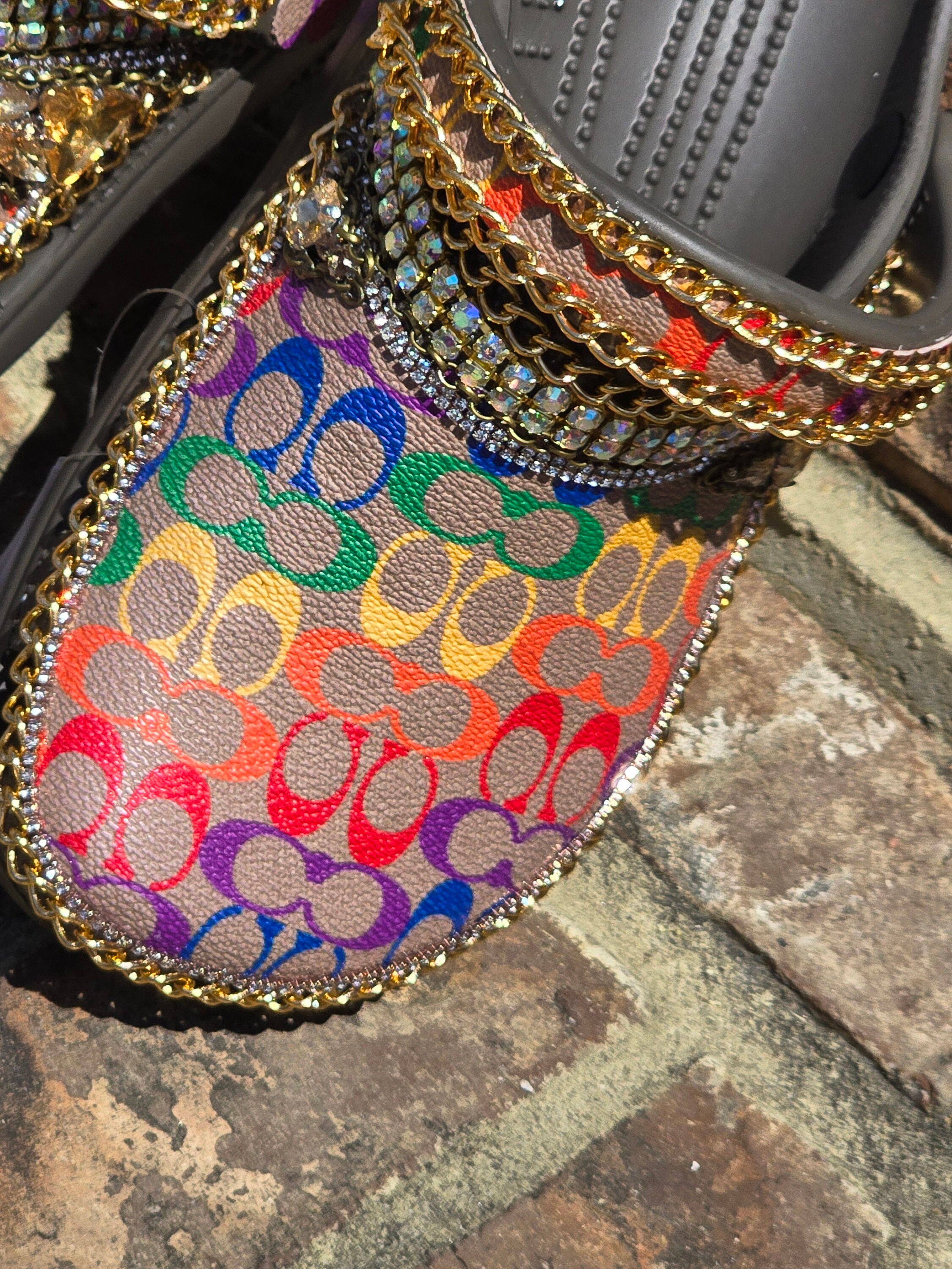 Colour Block Custom Crocs - Etsy