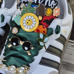 Handcrafted Adidas Samba With Satin Laces - Etsy