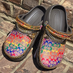 Colour Block Custom Crocs - Etsy