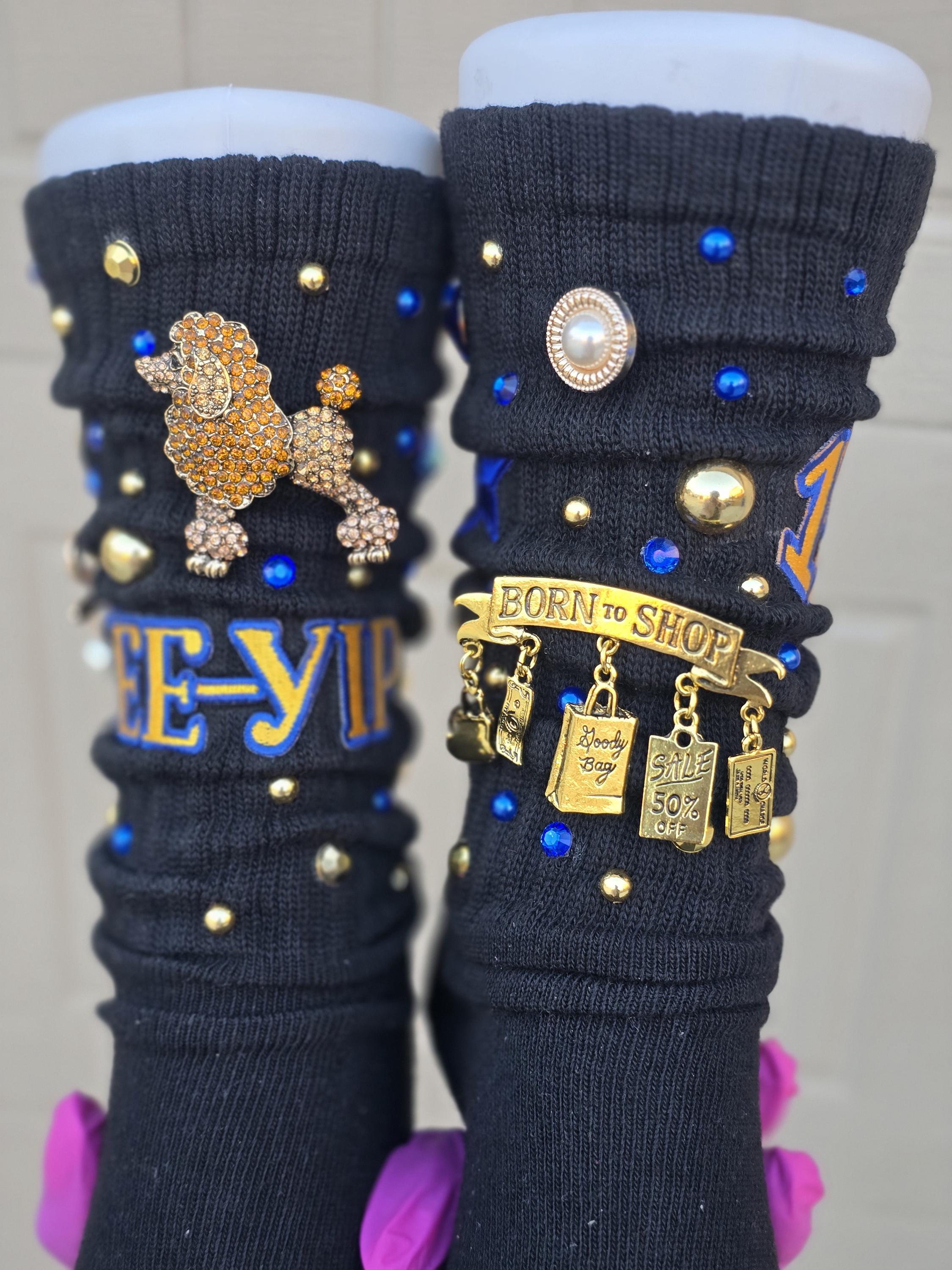 Freestyle SGRHO Charm Socks - Etsy