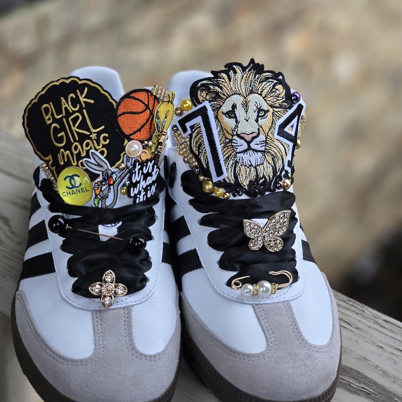 Custom Adidas Sambas - Etsy