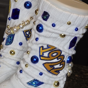 Freestyle SGRHO Charm Socks - Etsy