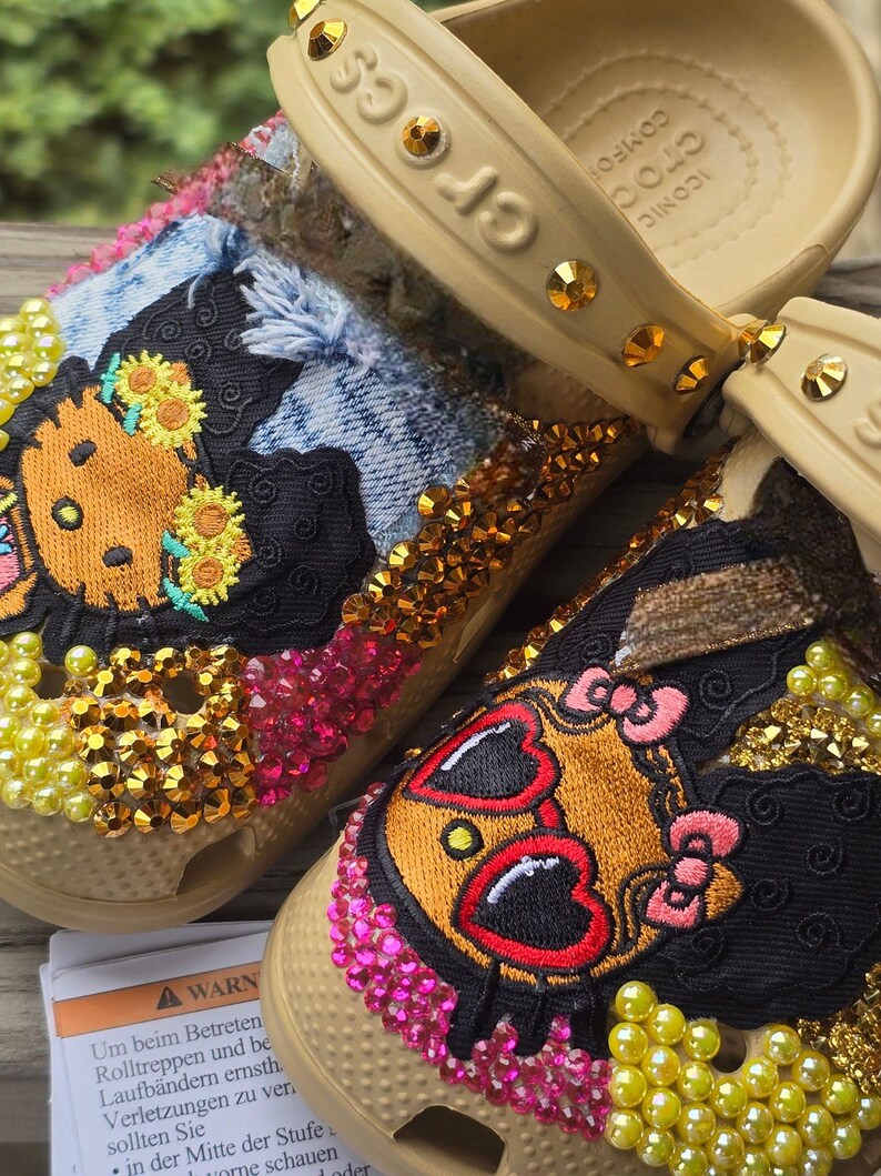 Handcrafted Kids Character Crocs - Etsy