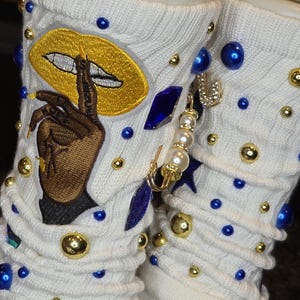 Freestyle SGRHO Charm Socks - Etsy