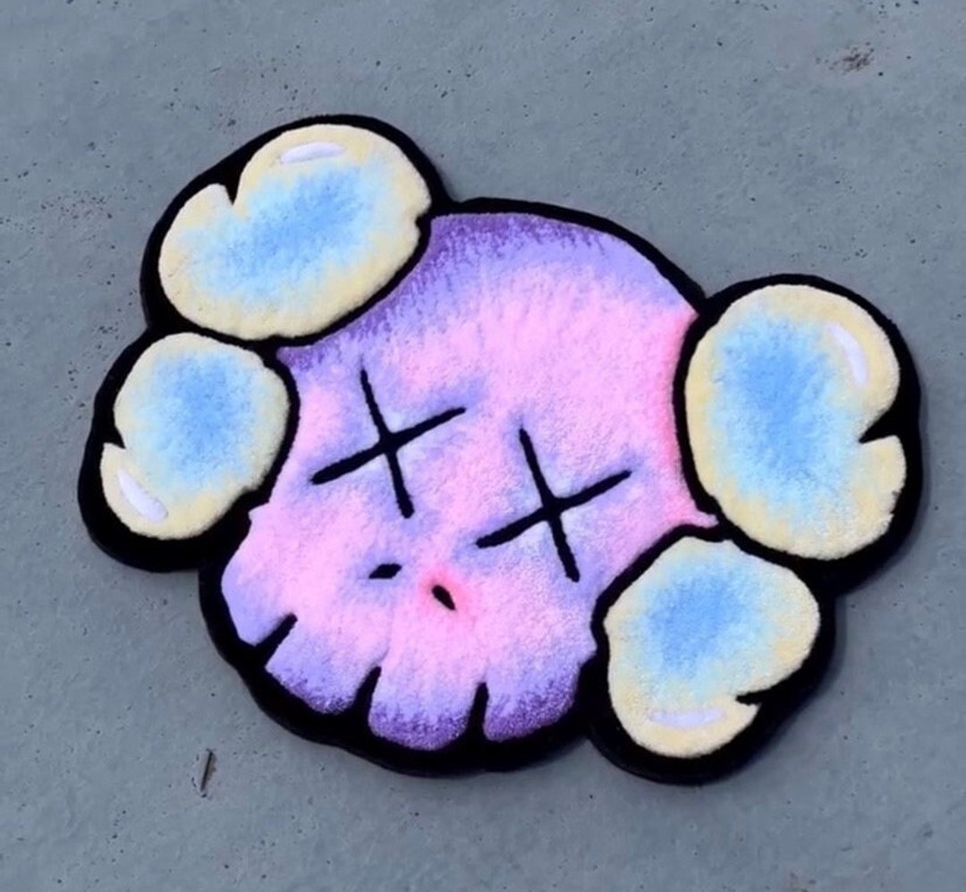 Kaws Inspired Rug - Etsy