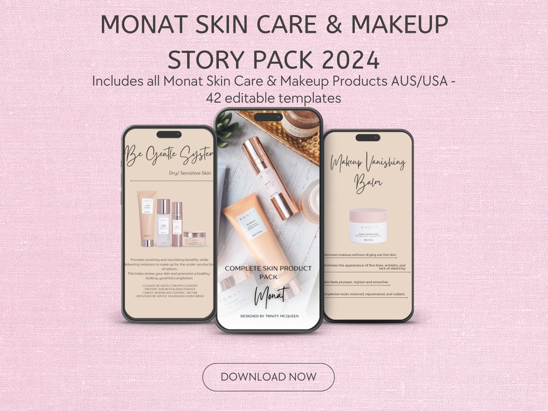 Monat Instagram Stories - 2024 Latest Monat Skincare & Makeup Product ...