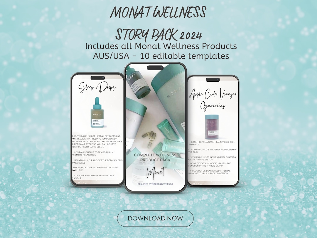 Monat Instagram Stories - 2024 Latest Monat Complete Wellness Story ...