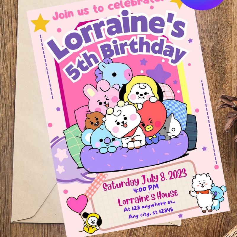 Bt21 Birthday - Etsy